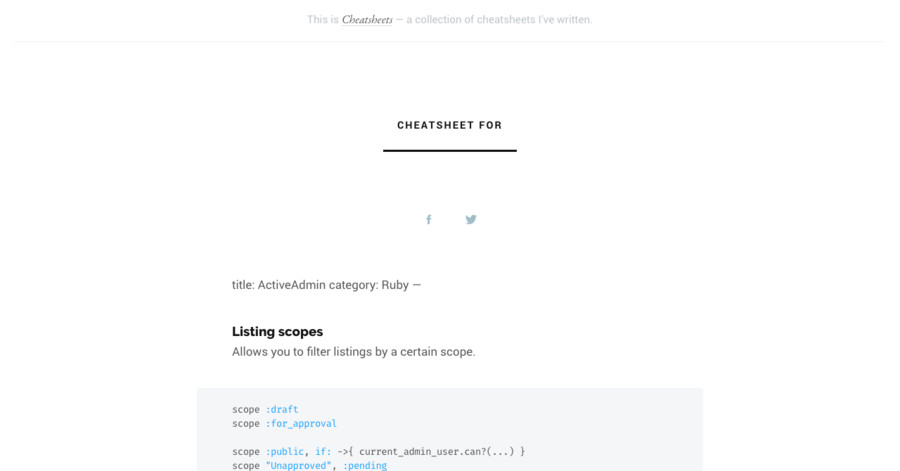 ActiveAdmin cheatsheet