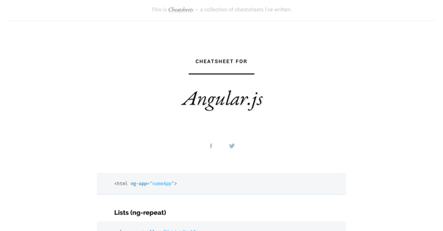 Angular.js cheatsheet