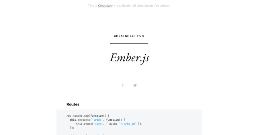 Ember.js cheatsheet