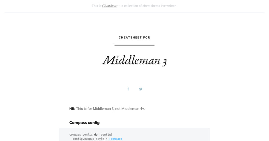 Middleman 3 cheatsheet